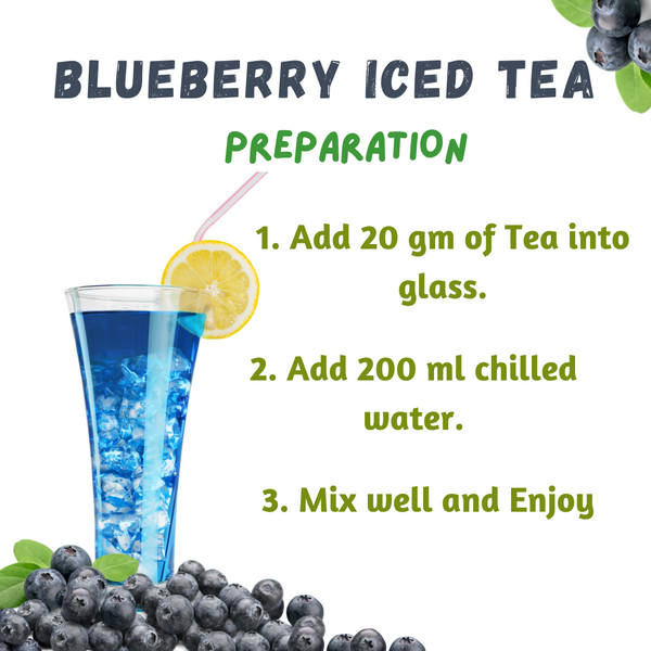 Blueberry Ice Tea | 1 kg Pack | For 10 Liter – joymint